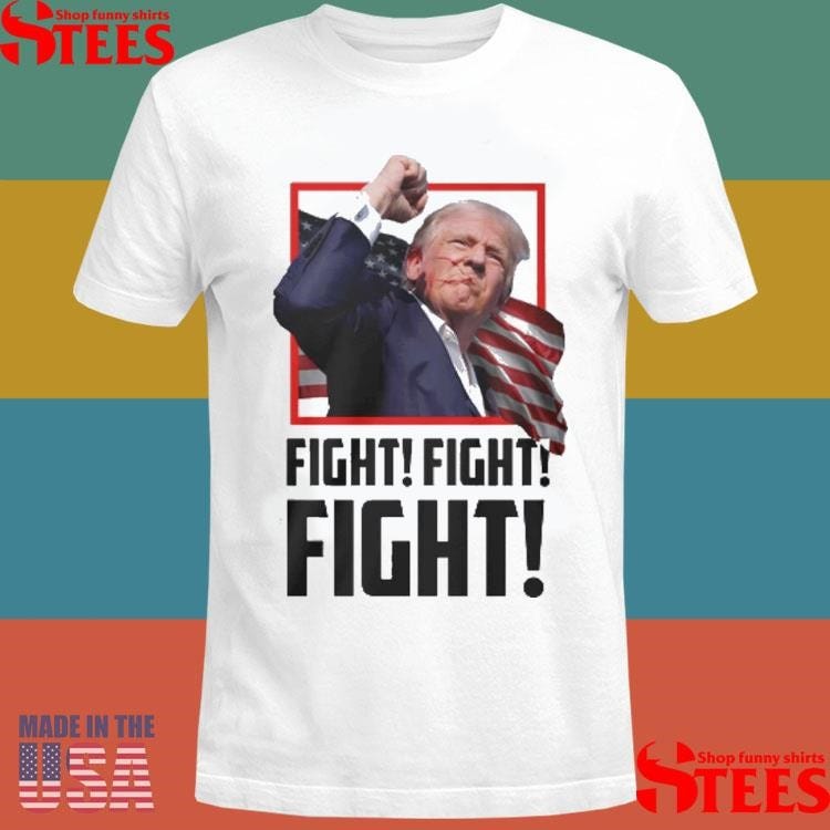 Official President Trump Fight Shirt - tomkiopca - Medium