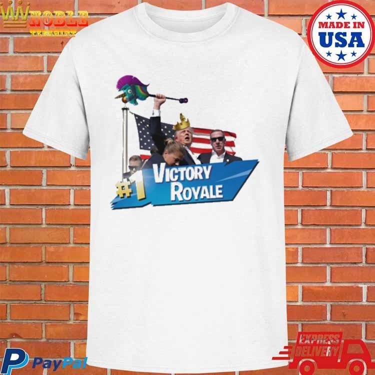 Official Trump victory royale llama pickaxe T-shirt - NobleteeShirt ...