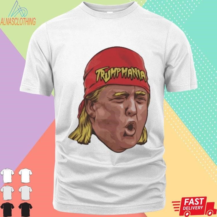 Official Trumpmania wrestling T-shirt - 1steeshirt - Medium