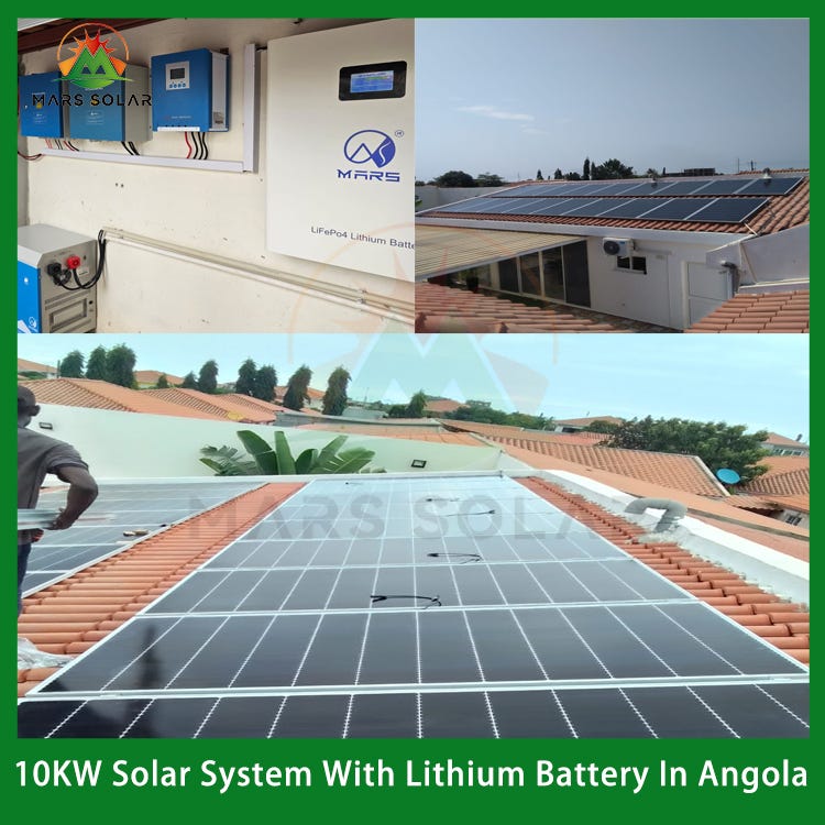 10KW Solar Power Unit In Angola. In Angola, a country in Africa… | by Mars Solar LED Street ...