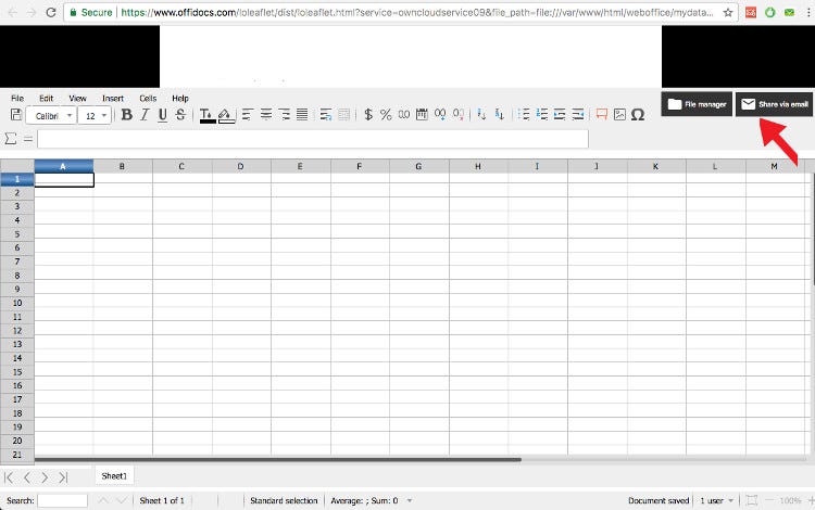 Share via email the OffiDocs doc, xls and ppt created with LibreOffice ...