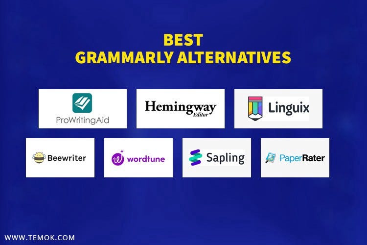 7 Best Grammarly Alternatives to Improve your Writing [2022] - Gyd - Medium