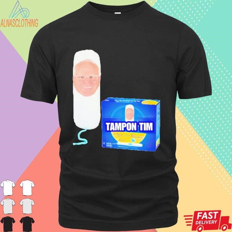 Official Tampon tim walz 2024 Kamala Harris new T-shirt - 1steeshirt ...