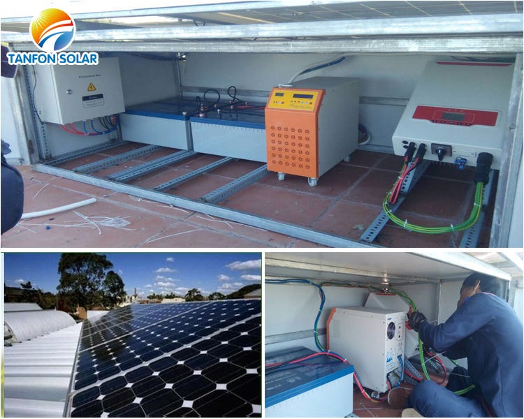 Tanfon 2kw off grid solar system and 5kw on grid solar system in ...