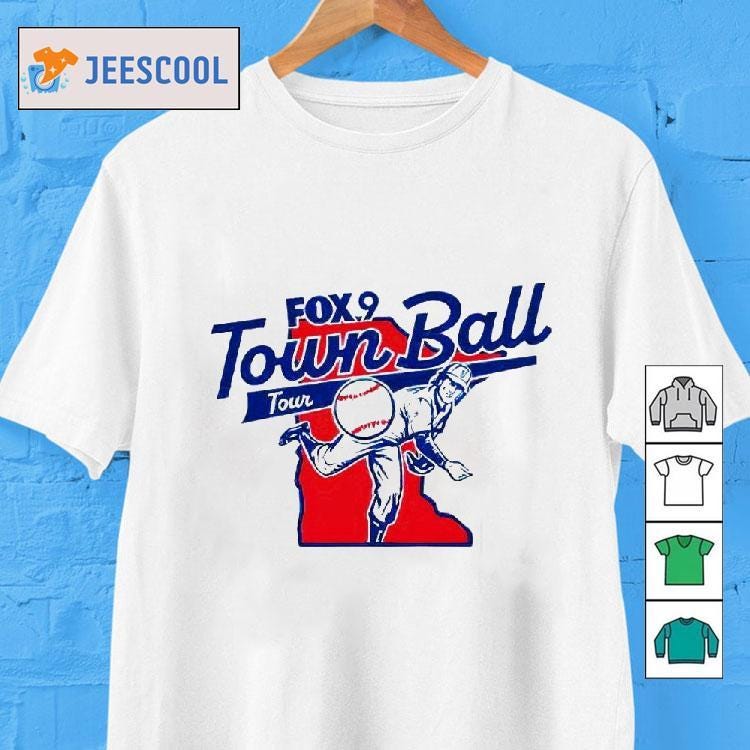 Fox 9 Town Ball Tour 2024 Minnesota Shirt - Carnation - Medium