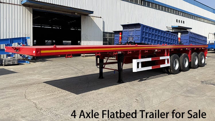 4 Axle 48 Foot Flatbed Trailer. The 4 axle 48 foot flatbed trailer for ...