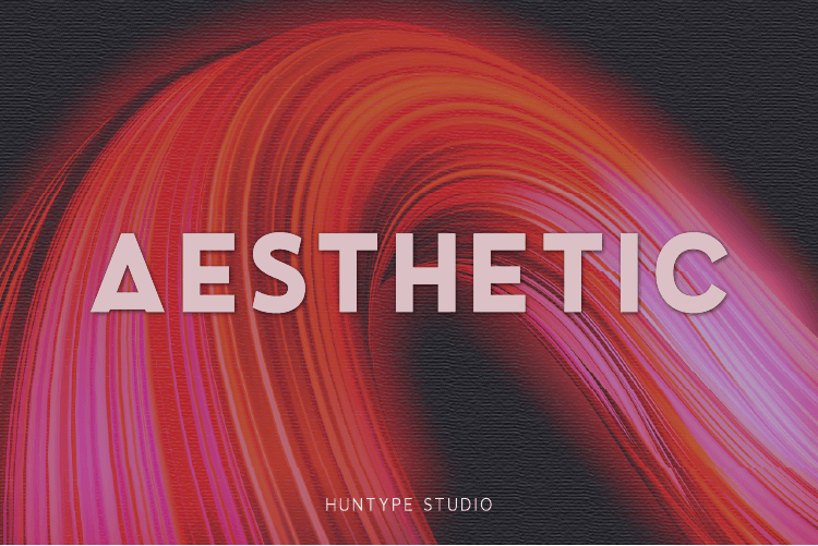 Aesthetic Font - Lyraluminescent - Medium