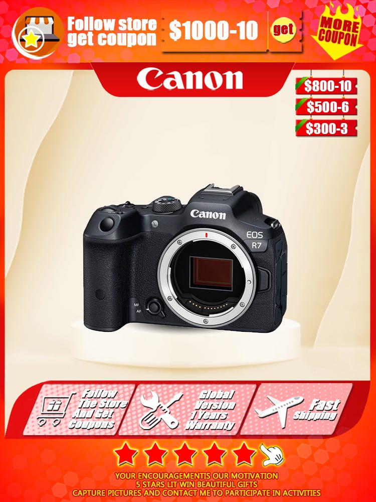 Canon EOS R7: Professional-Grade APS-C Mirrorless Excellence with Speed ...