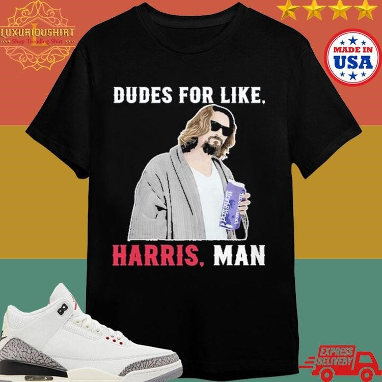 Official Dudes For Harris Election Democrat Man Support For Harris T ...