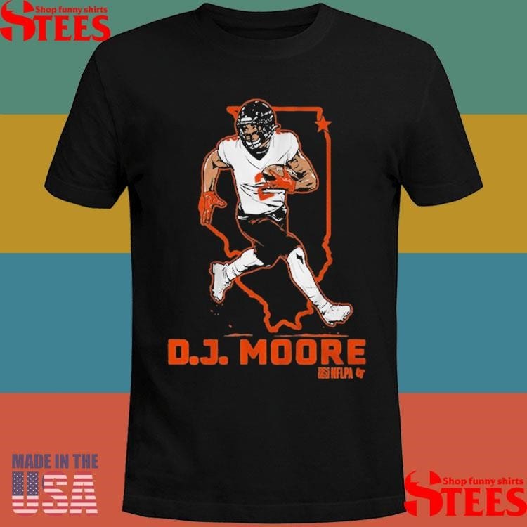 Official Dj Moore State Star Shirt - sevenday - Medium