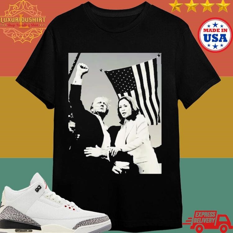 Official Donald Trump Kamala Harris Save Trump Fight Fight Fight ...