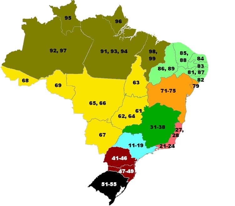 DDD 21: Veja Agora a Lista de Cidades e Estados Com o DDD 21 | by ...