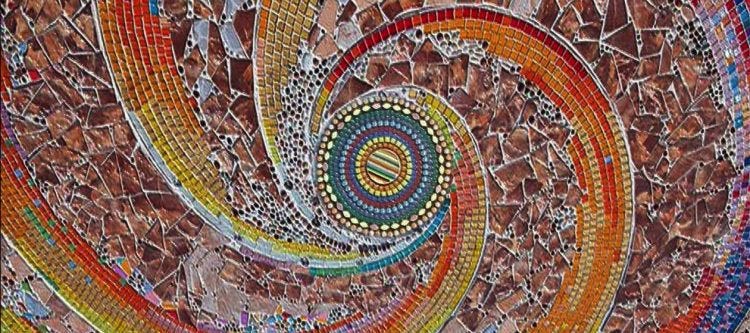 Spiral Mosaic Landscape How To Make A Mosaic Step By Step
