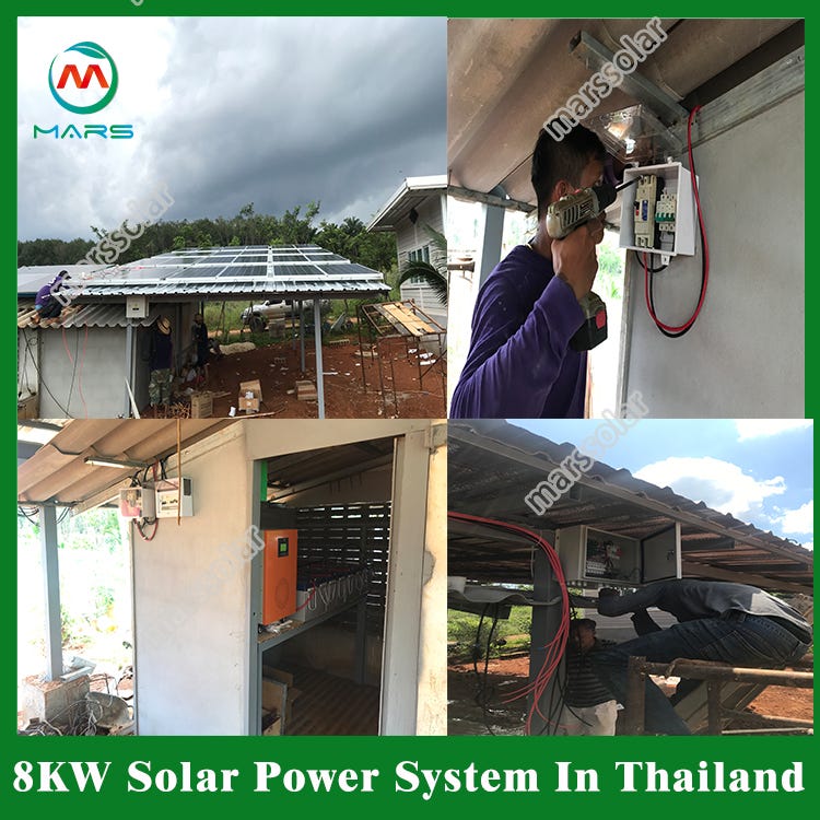 8KW Residential Solar Panels In Thailand | by Mars Solar LED Street ...