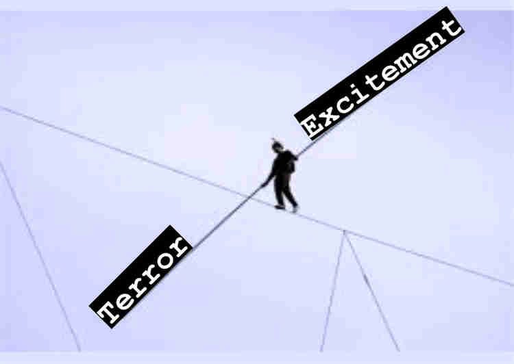 WALKING THE LINE OF EXHILARATION. There’s a simple formula to walking ...