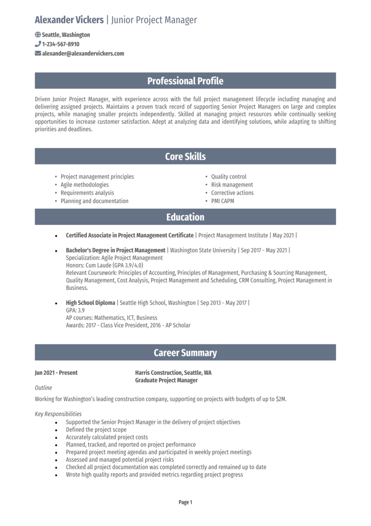 Project Management Entry Level: Kickstart Your Career! | by Ava Bennett | Sep, 2024 | Medium