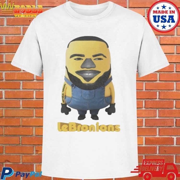 Official Lebron james x minions lebronions T-shirt - NobleteeShirt - Medium