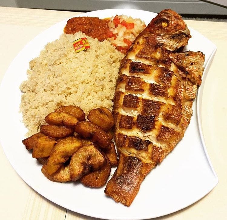 Making Acheke and Red Fish Delight | by Amen Gbeblewu and Augustina ...