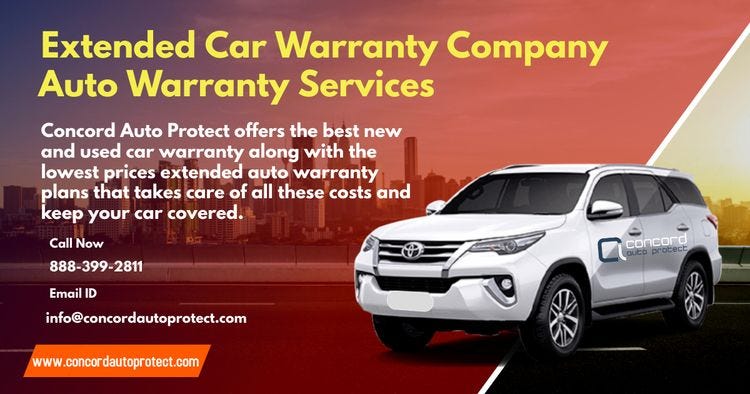 Auto Extended Warranty Quote - Concord Auto Protect - Medium