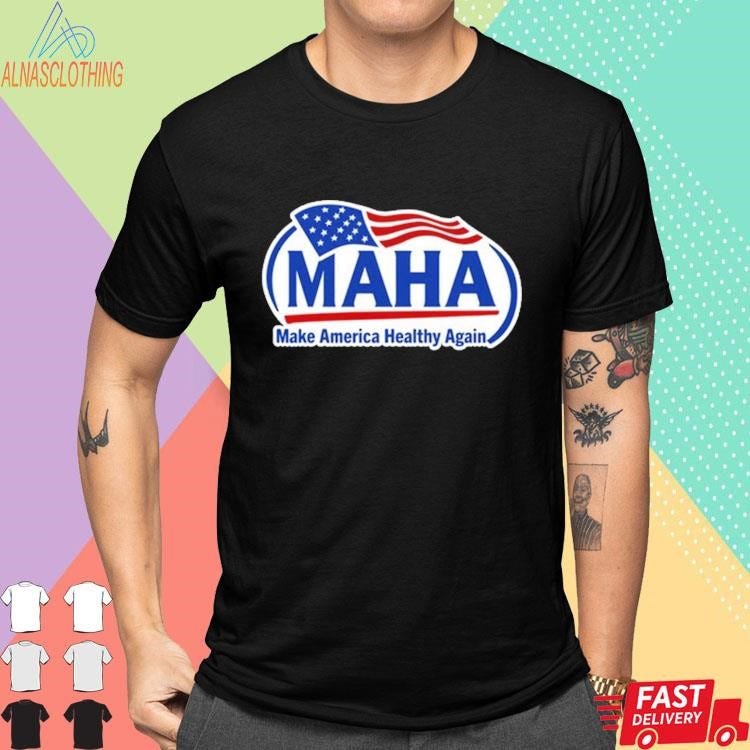 Official Bryce lipscomb maha make America healthy again T-shirt ...