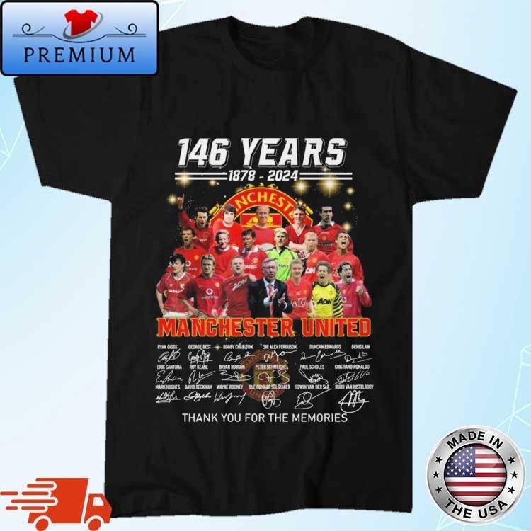 Official official 146 Years 1878–2024 Manchester United Signatures ...