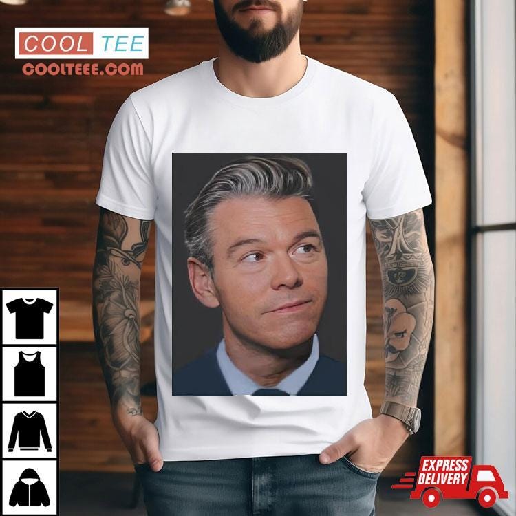 Nick Wright Chris Broussard Wearing Kevin Wildes Shirt - Joyce - Medium