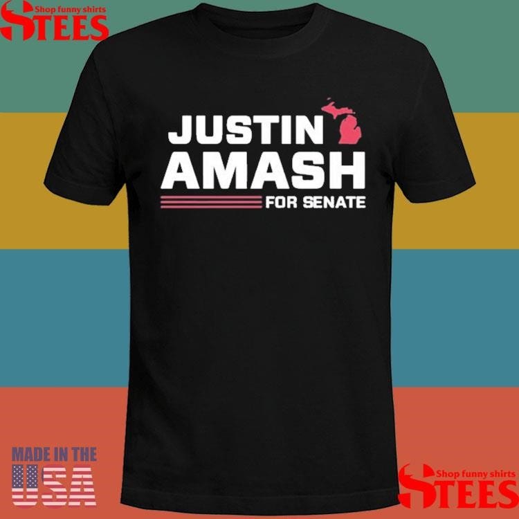 Official Justin Amash For Senate Shirt - steesstore - Medium