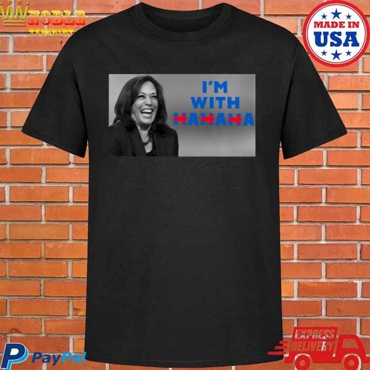 Official Kamala Harris I’m with hahaha T-shirt - 20fashionshirt - Medium