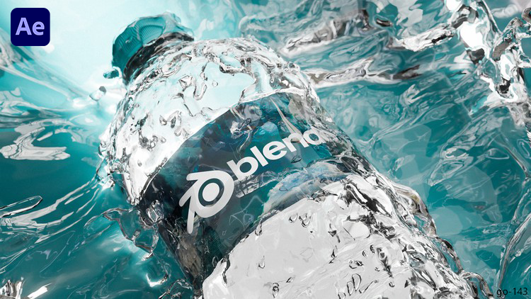 Blender Tutorial | Making Mineral Water Bottle Product Advertising ...