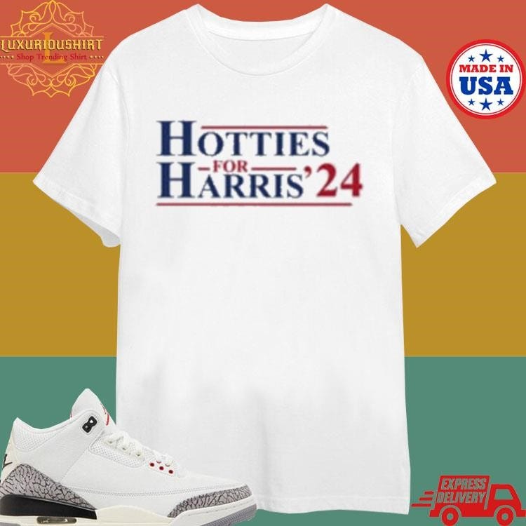 Official Hotties For Harris 24 Shirt - Posedionclothing - Medium