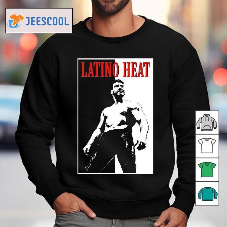 Eddie Guerrero Wwe Latino Heat Shirt - Clover - Medium