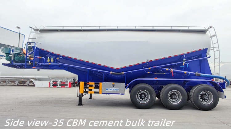 35 CBM Cement Bulk Trailer. A cement tanker for sale in Mozambique ...