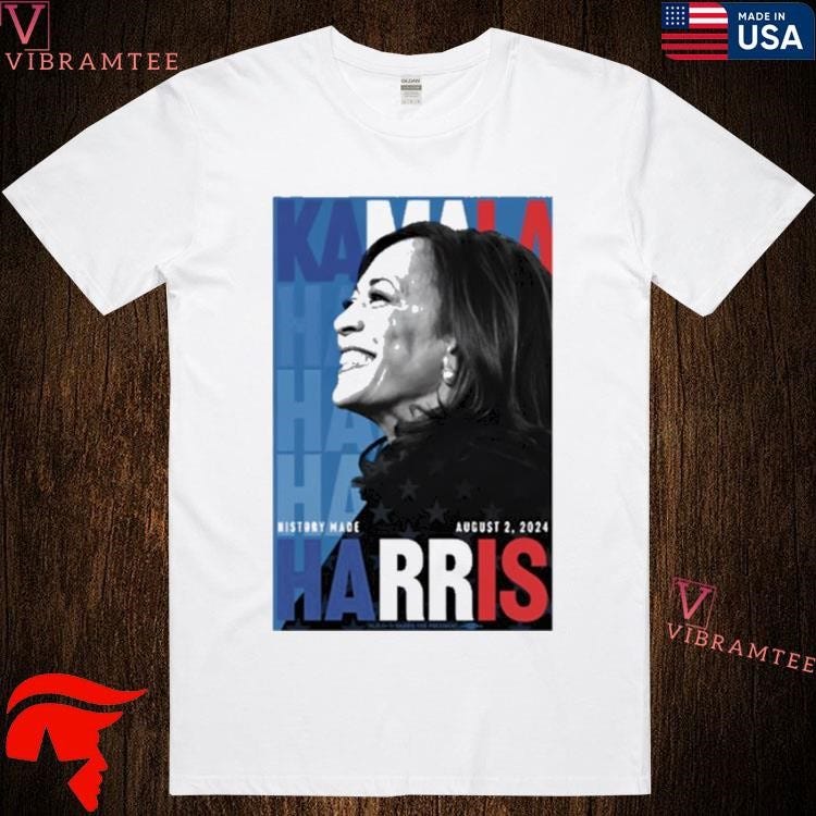Official Kamala Harris History Made August 2024 Shirt By Lannguyen310