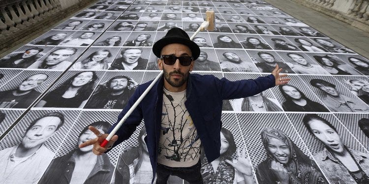 Wk7 — Artist — JR. JR is a French photographer who was… | by Alec Ortiz ...