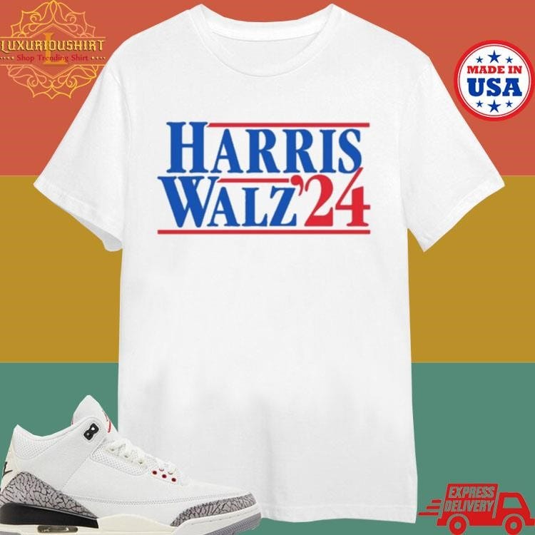 Official Harris Walz 2024 Shirt - burgerstees - Medium