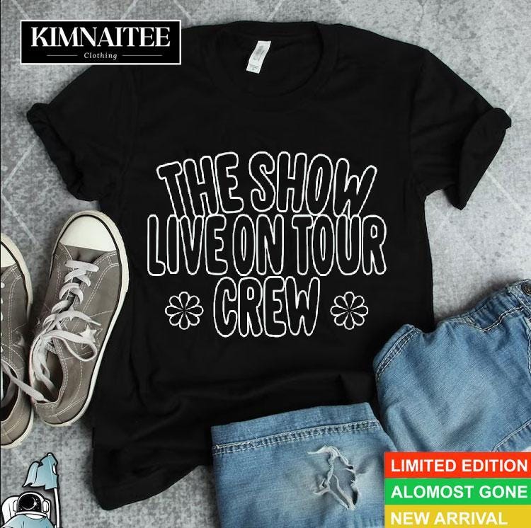 The Show Live On Tour Crew Shirt - Gladiolus - Medium