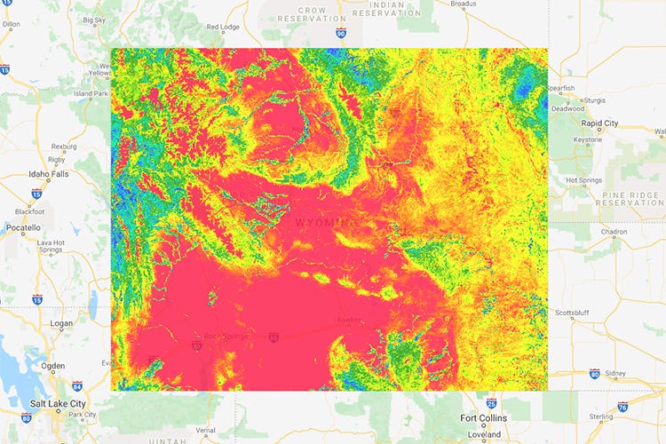 Using Google Earth Engine to render satellite layers on map | by NGIS ...