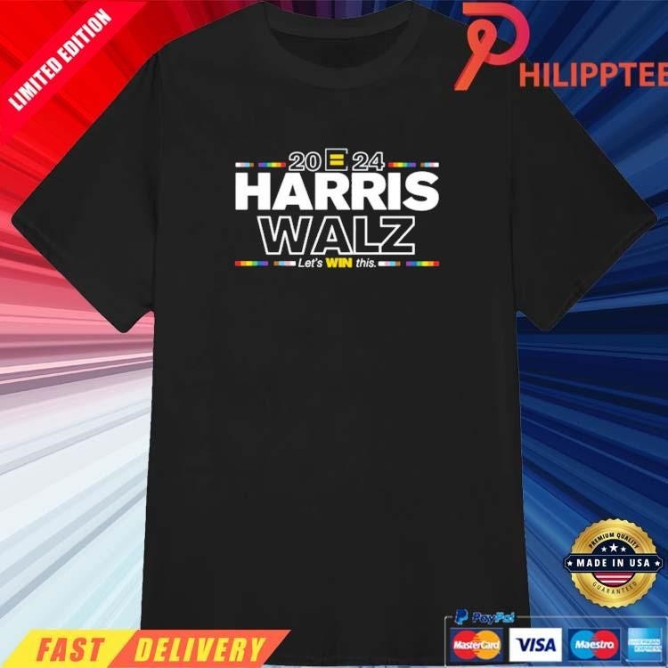 Human Right Campaign Merch Store Harris Walz 2024 Let Win This Shirt ...