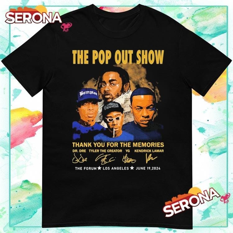 The pop out show thank you for the memories dr dre tyler the creator yg ...