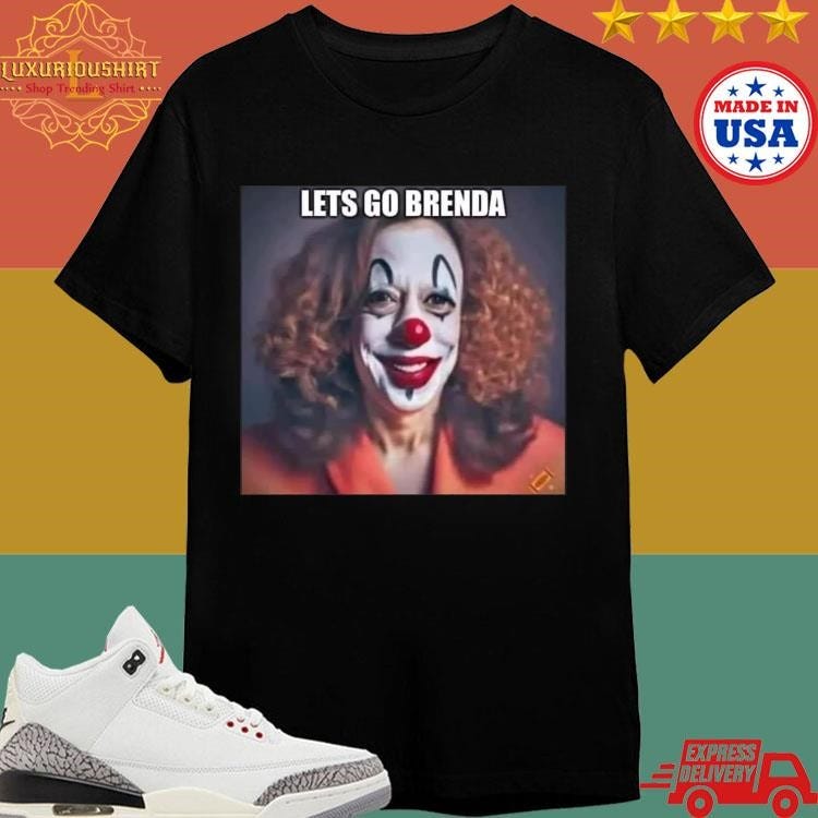 Official Kamala Harris Joker Clown Let’s Go Brenda Political Election ...