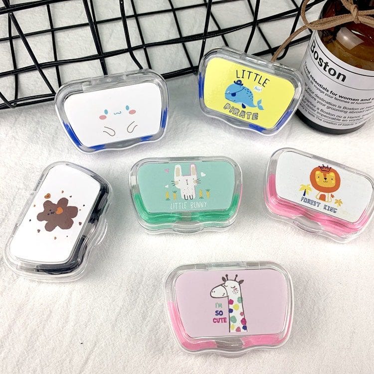Cute contact lens protection case - Sharingan Contacts - Medium