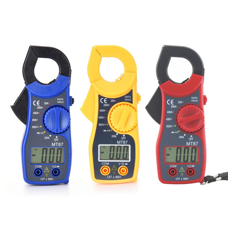 MT87 Electronic CLAMP Meter Digital Multimeter AC Voltage Current ...