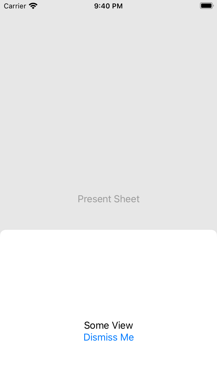 Bottom Sheet Presentation in SwiftUI | by Ruchish shah | Medium