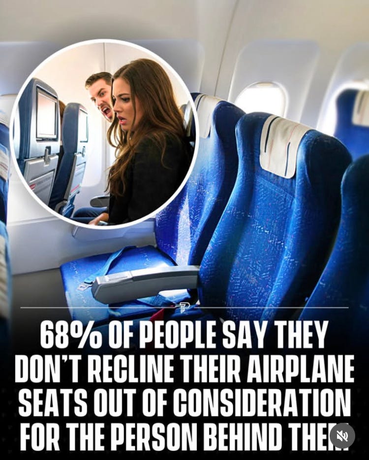 To Recline or Not to Recline: The Unspoken Battle for Personal Space at ...