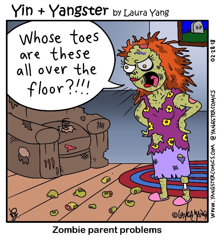 Zombie Mama - Frazzled - Medium