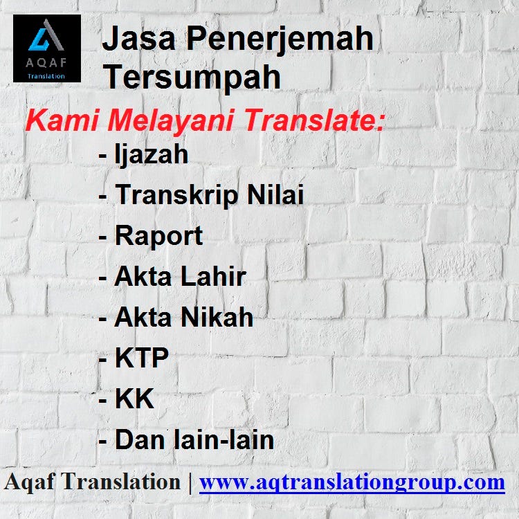 Perbedaan Jasa Translate Dokumen Resmi dengan Lainnya - Aqaf ...