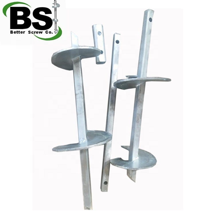Square Bar Shaft Helical Piles Square Bar Shaft Helical Piles - GraceBP ...