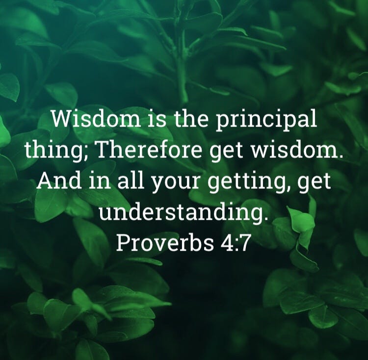 The Principal Thing. “Wisdom is the principal thing… | by R.M. Hidalgo ...