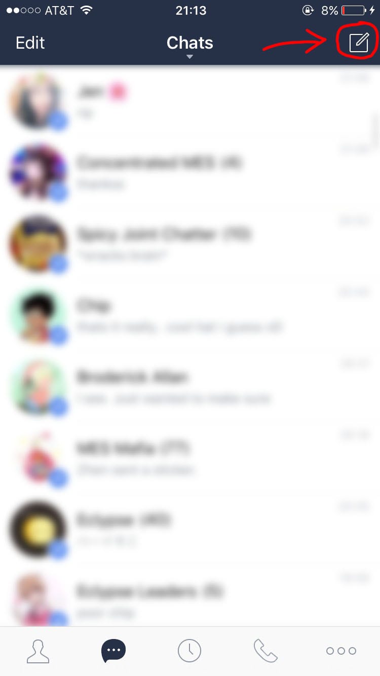 Line iPhone UI Critique. Line is a messaging service that is… | by Rita ...