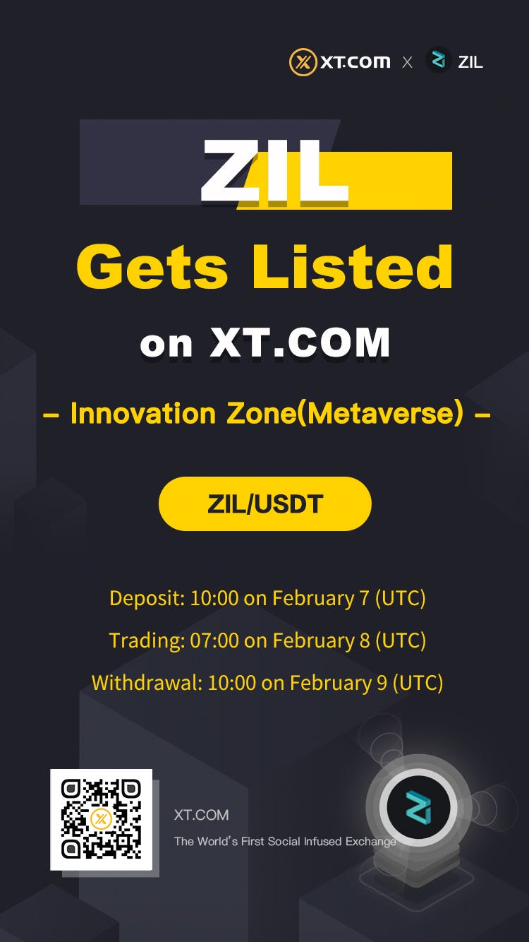 XT.COM Will List ZIL(Zilliqa) and Open Its Trading | by XT Exchange ...